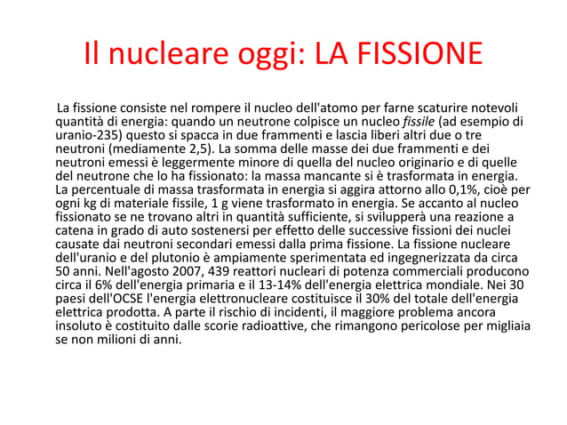 Nucleare 1 | PPTX | Power and Energy Industry | Industries
