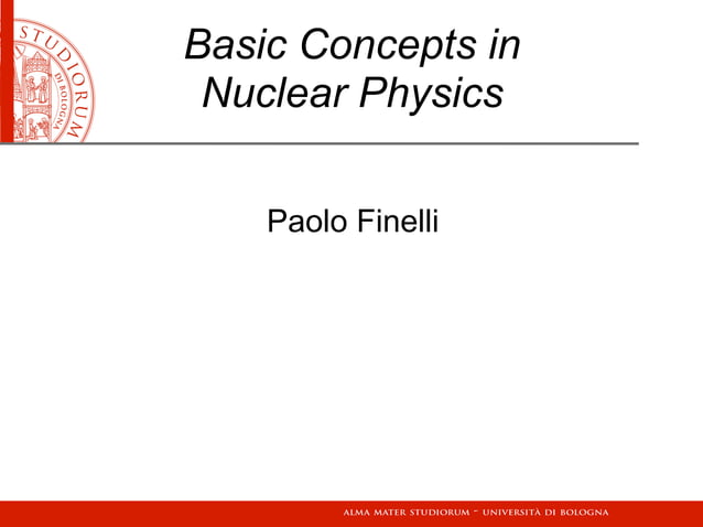 Basics Nuclear Physics concepts | PDF | Chemistry | Science