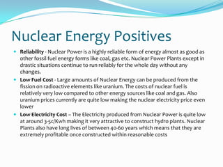 Nuclear energy | PPTX