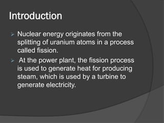 Nuclear energy | PPTX