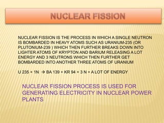Nuclear energy (fission and fusion of elements) | PPTX | Chemistry ...