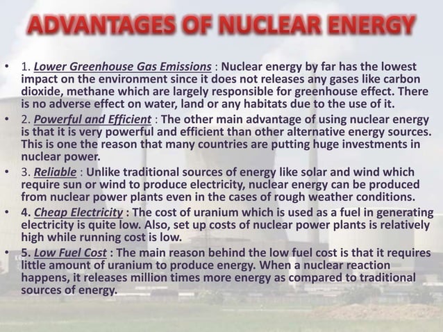 Nuclear energy | PPTX