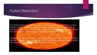 Nuclear energy | PPTX
