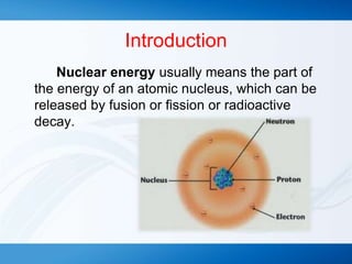 Nuclear energy | PPT