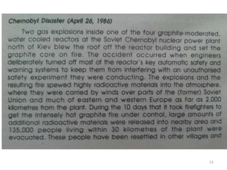 Nuclear energy & its Pros and cons and disasters. | PPTX