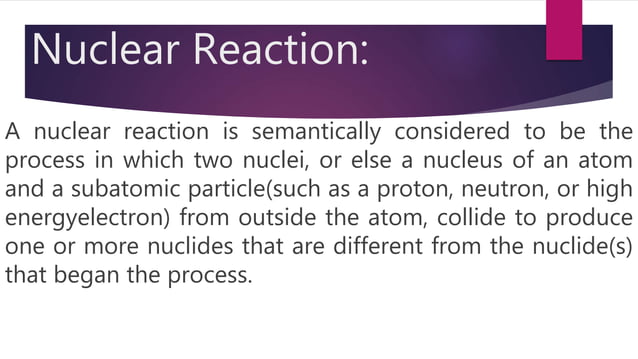 Nuclear energy | PPT