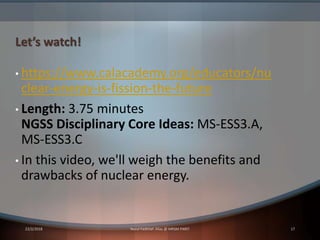 Nuclear energy | PPTX | Chemistry | Science