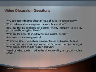Nuclear energy | PPTX | Chemistry | Science
