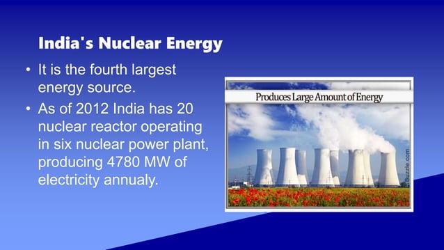 Nuclear energy | PPTX | Power and Energy Industry | Industries
