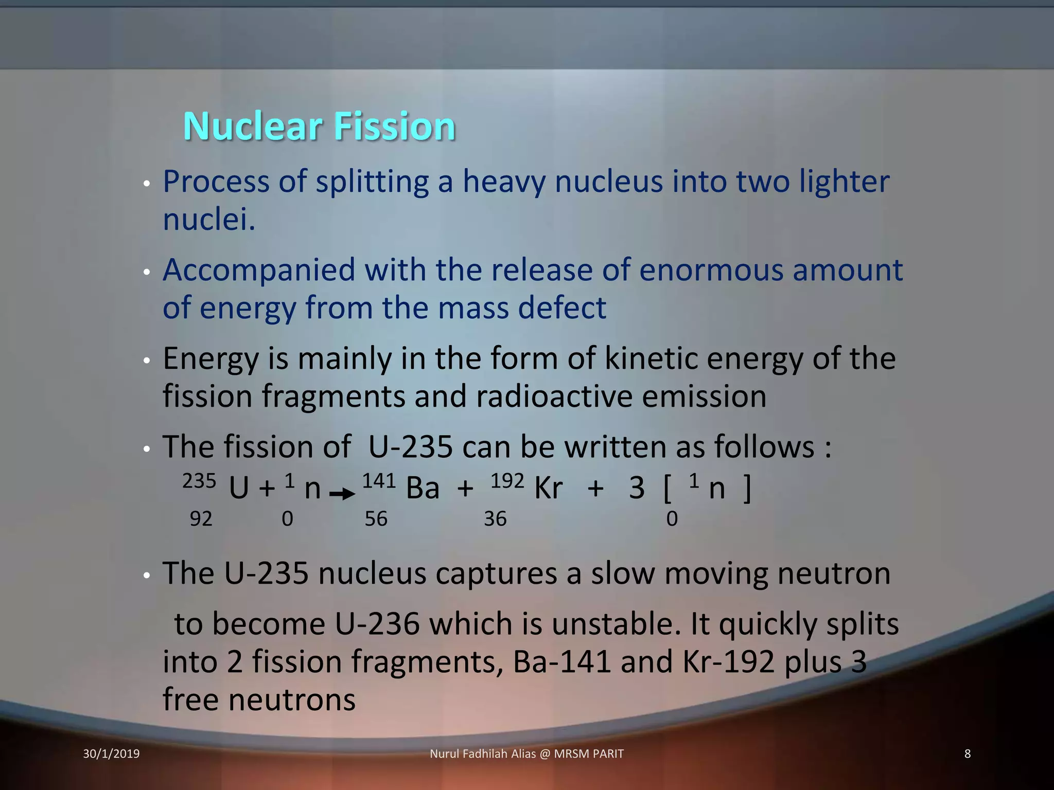 Nuclear Energy | PPTX