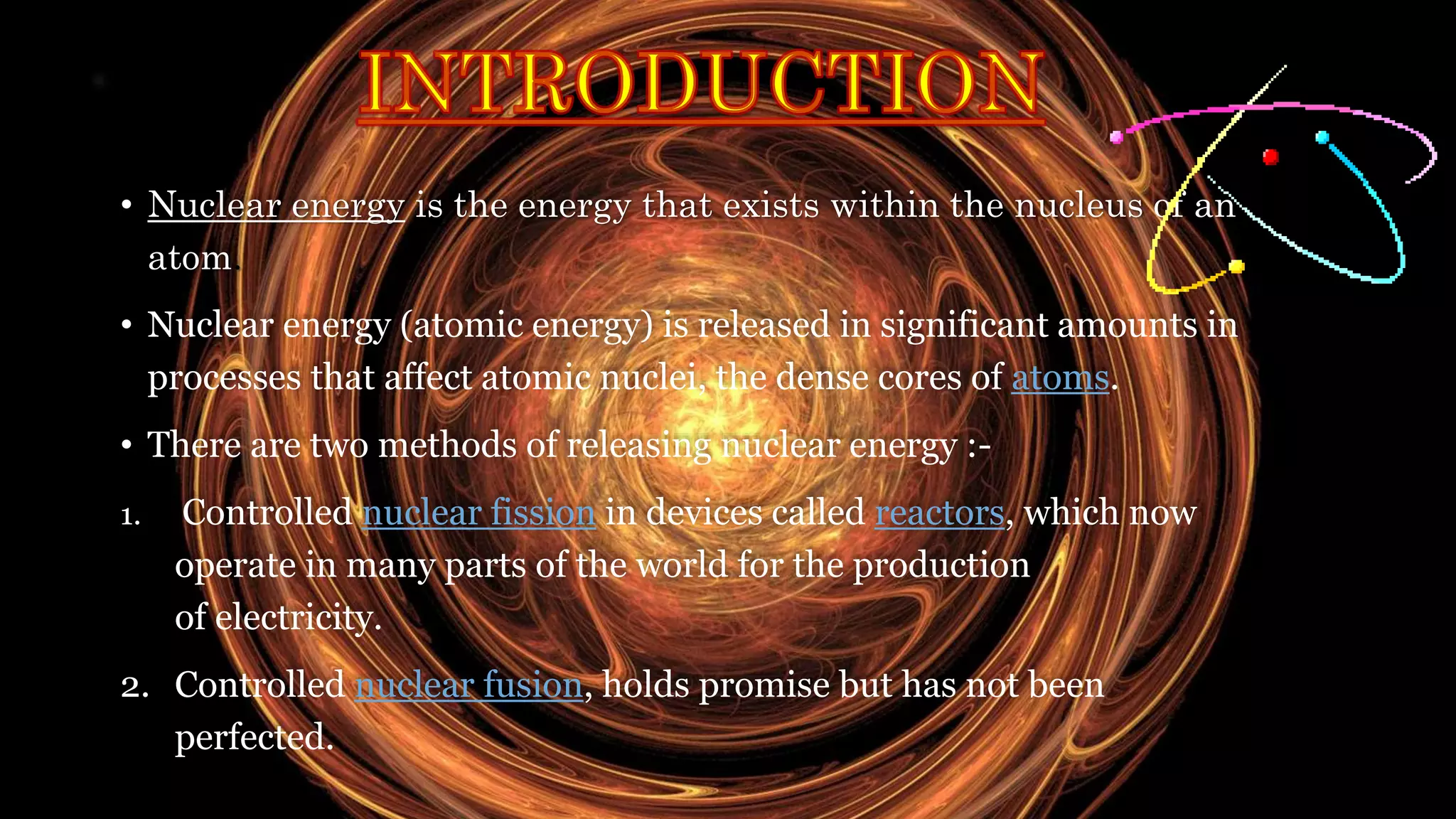 Nuclear energy | PPTX