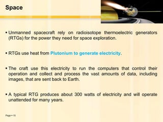 Nuclear Energy Applications | PDF