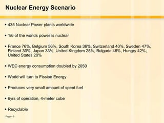Nuclear Energy Applications | PDF