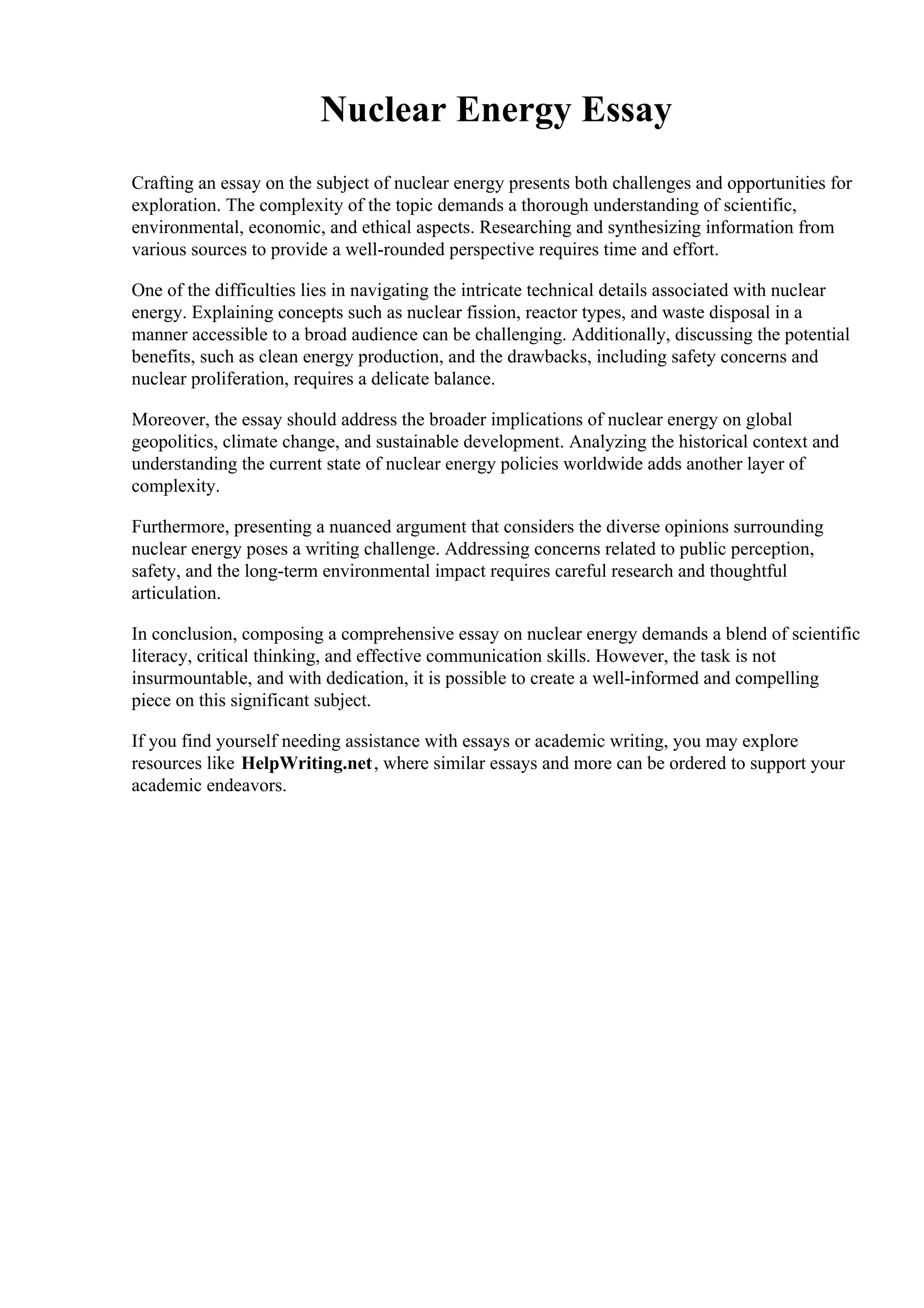 Nuclear Energy Essay.pdf