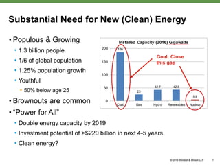 Nuclear Energy in India: Overview, Obstacles, and Opportunities | PDF