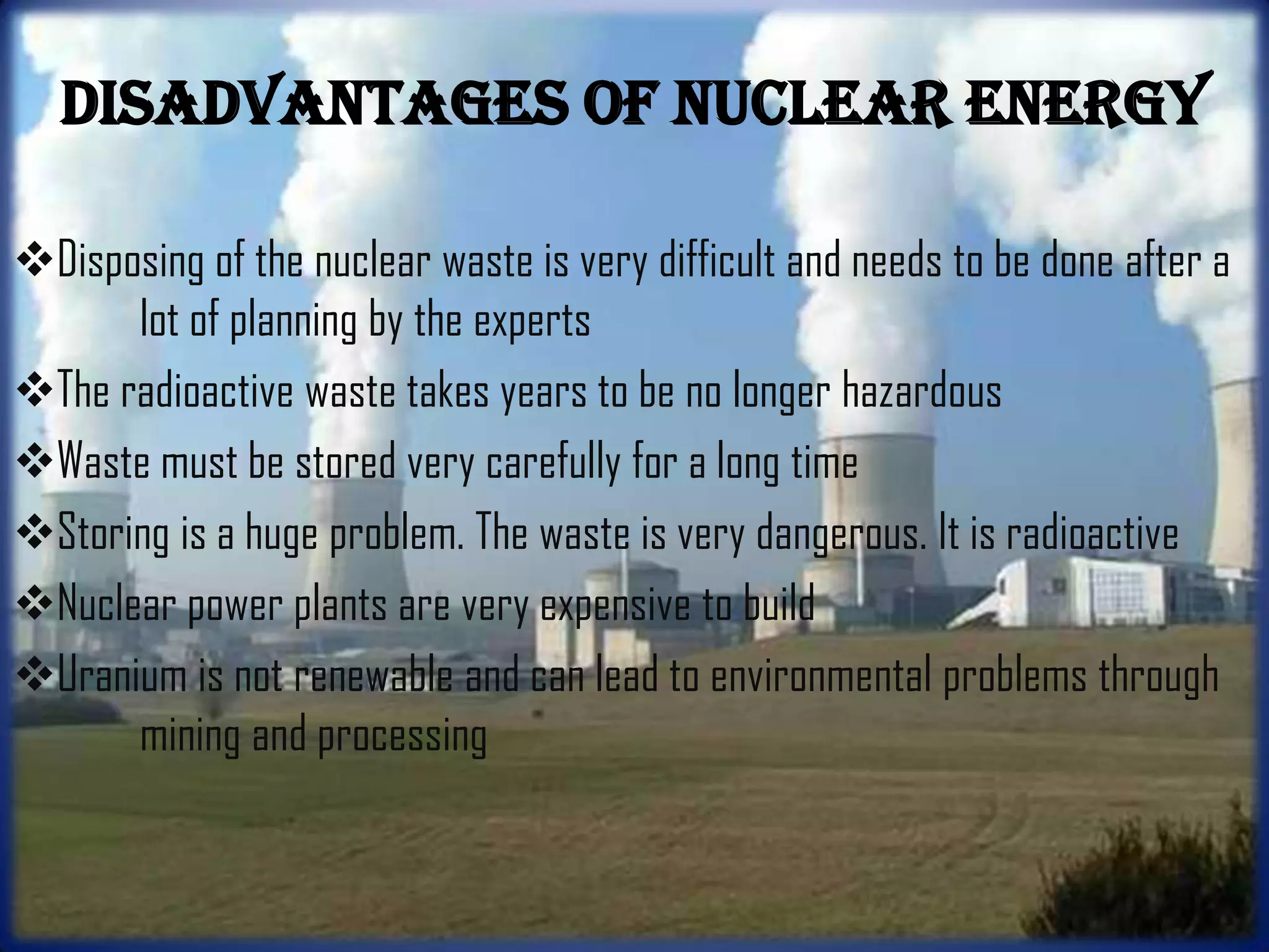 Nuclear energy powerpoint. | PPTX