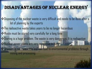 Nuclear energy powerpoint. | PPTX