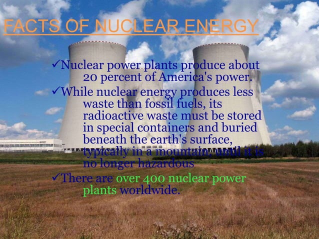Nuclear energy powerpoint. | PPTX