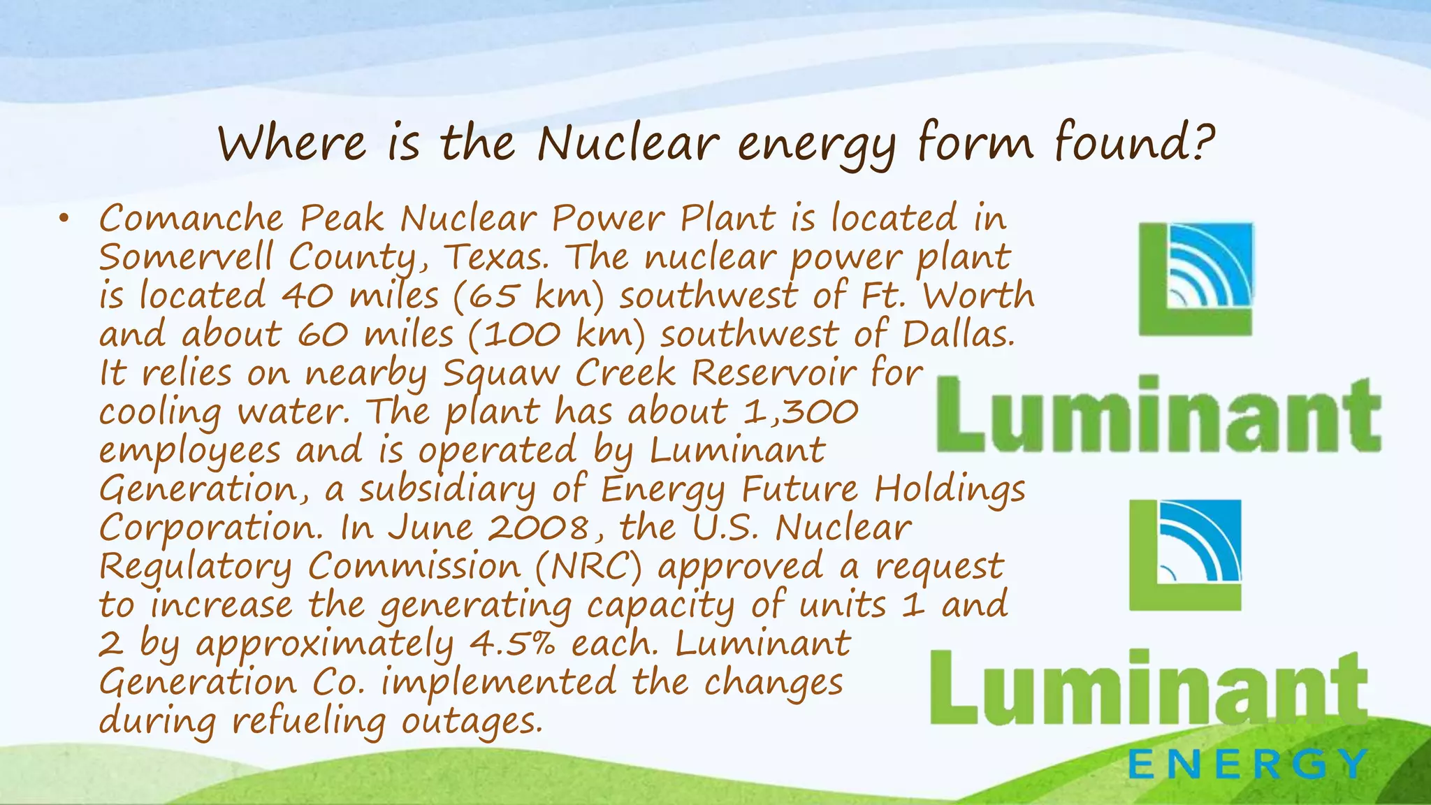 Nuclear energy ppt | PPTX