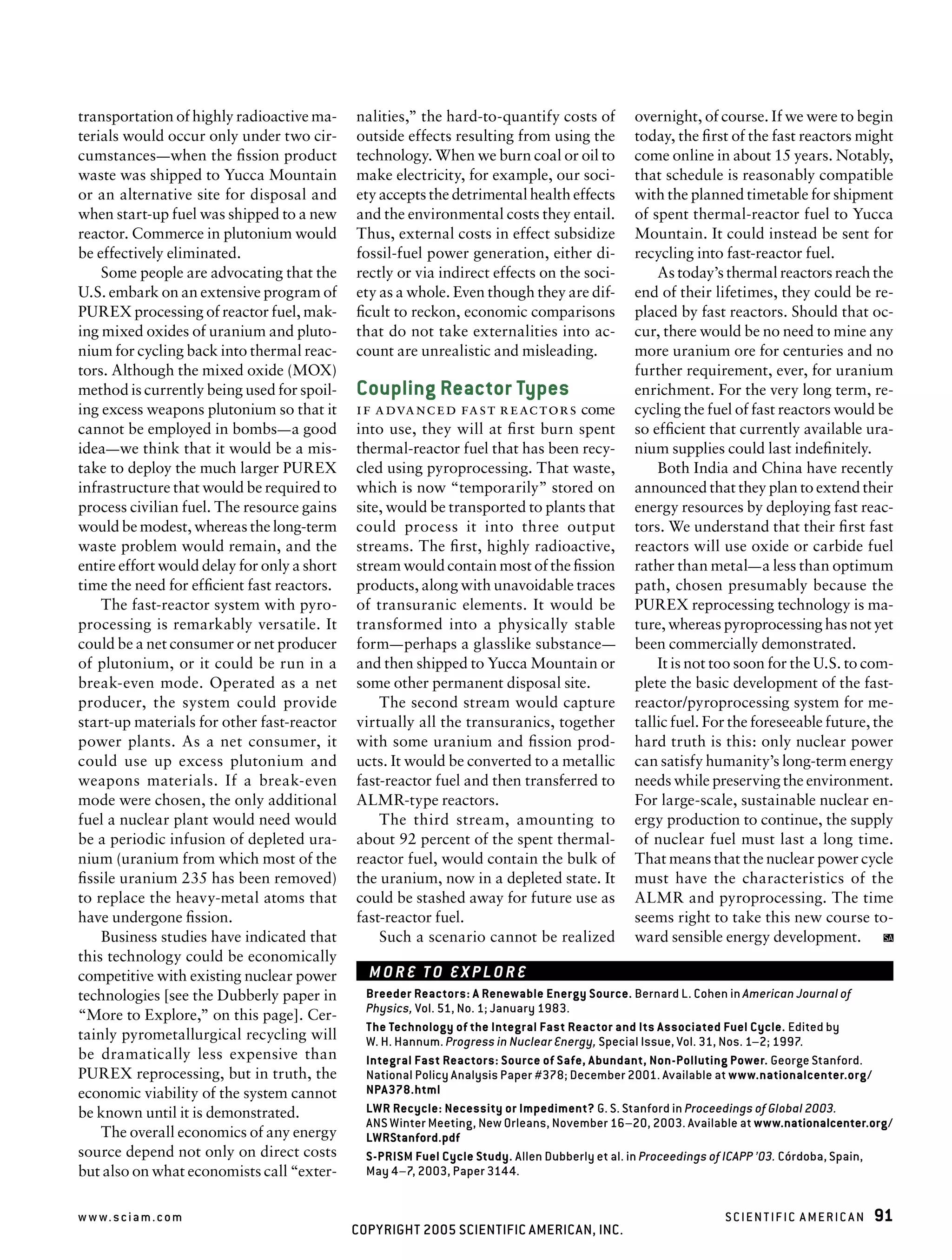 Nuclear Fast Reactors Sa1205 | PDF