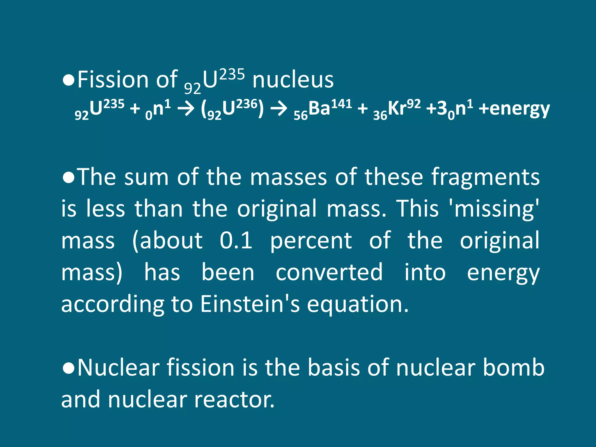 Nuclear fission and nuclear fusion | PPTX