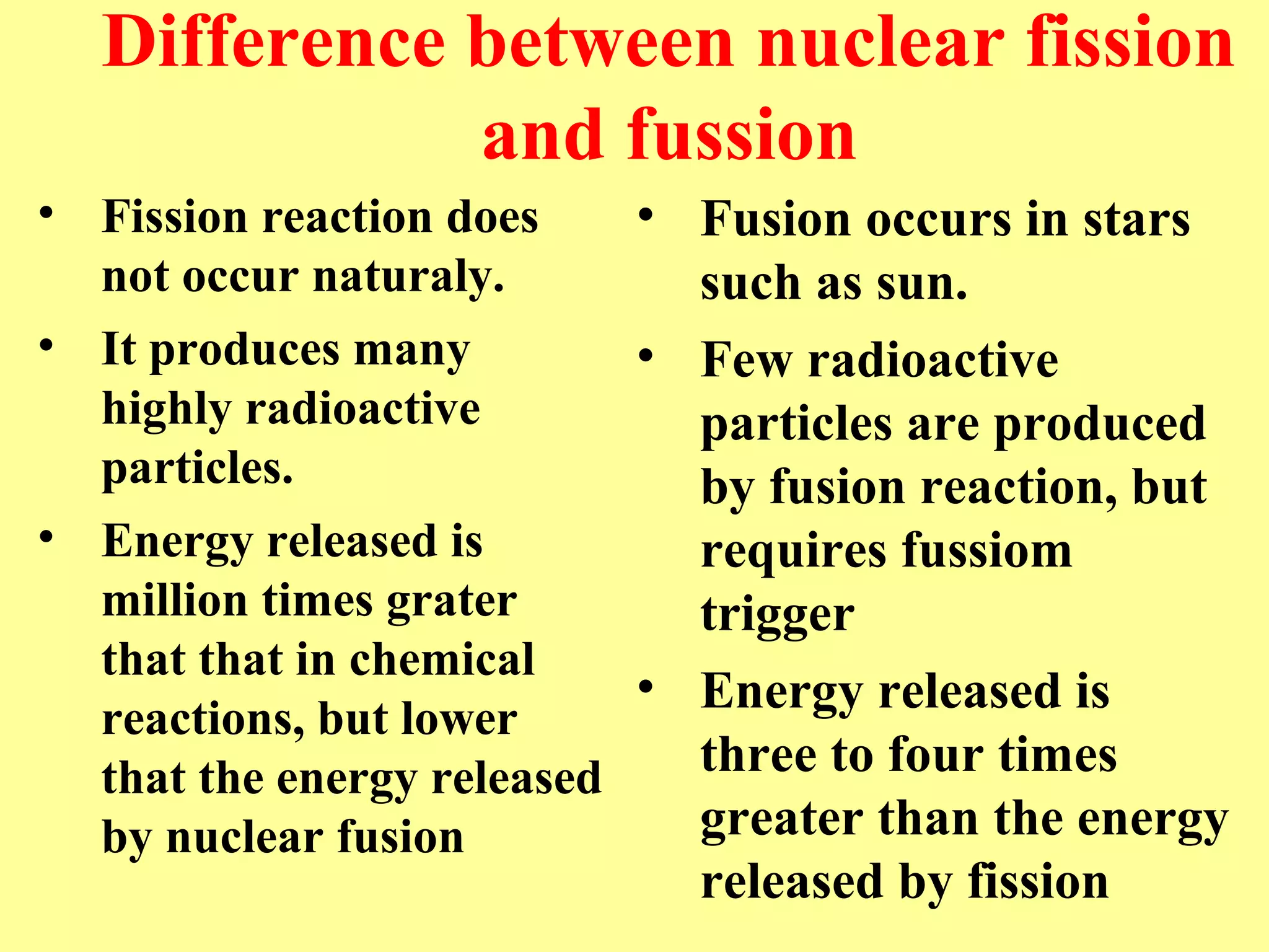 Nuclear fission & fusion ppt animation | PPT
