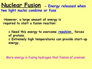 Nuclear fission & fusion ppt animation | PPT