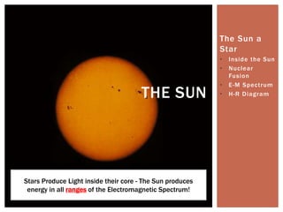 Nuclear Fusion and E-M Light | PPTX