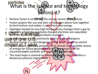 Nuclear fusion power~ | PPT