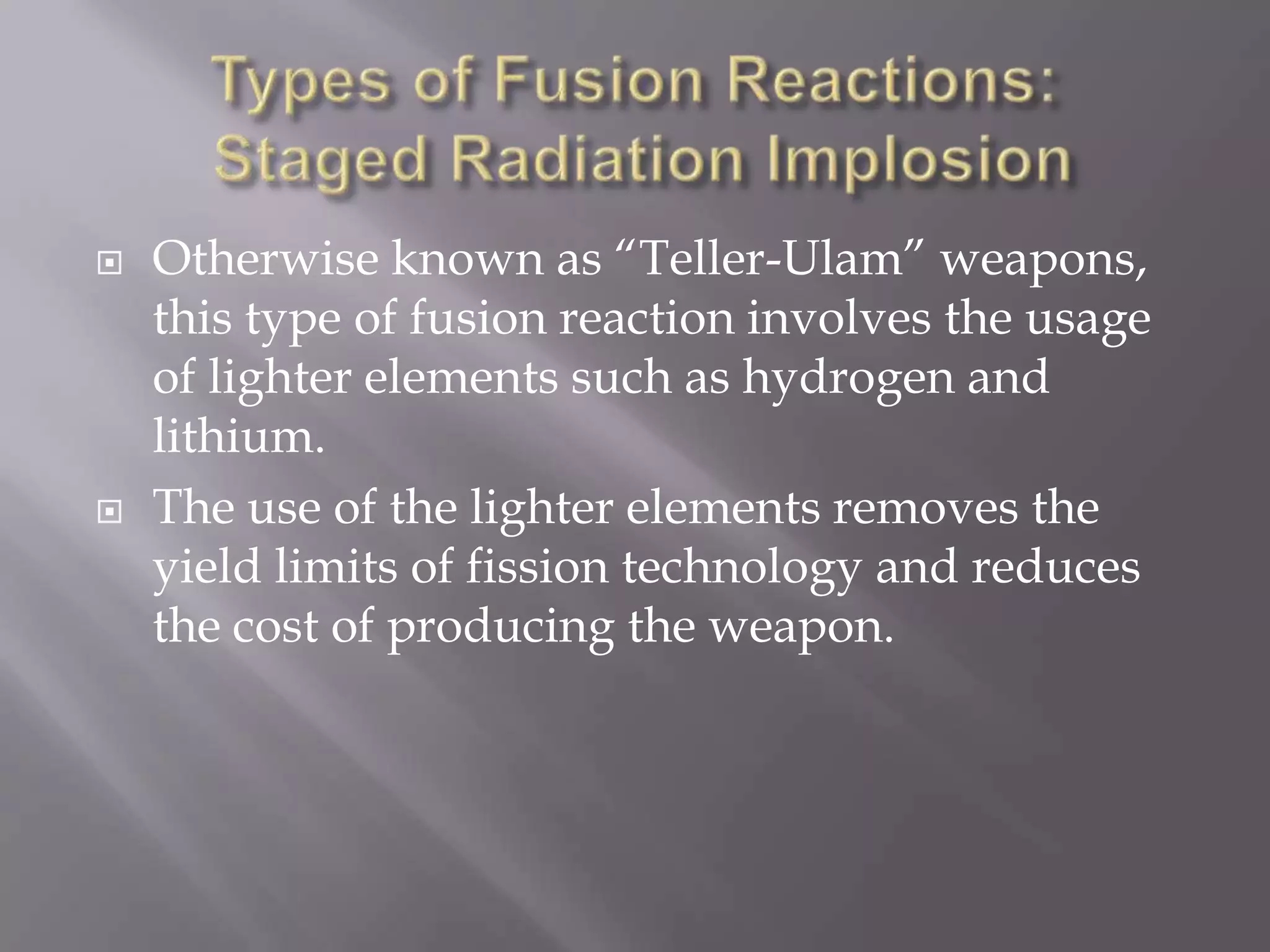 Nuclear Fusion | PPTX
