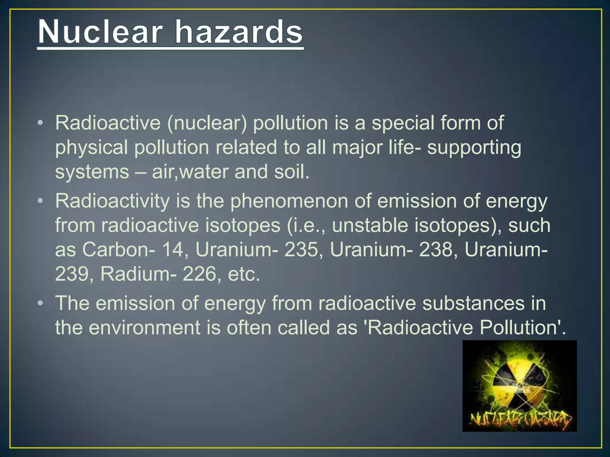 Nuclear Hazards | PPTX