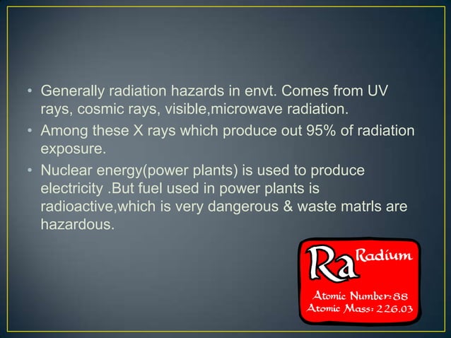 Nuclear Hazards | PPTX | Geology | Science