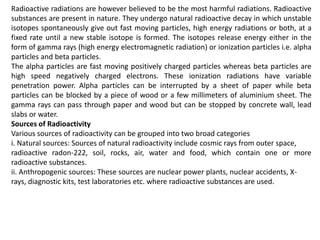 Nuclear hazards and human health | PPTX