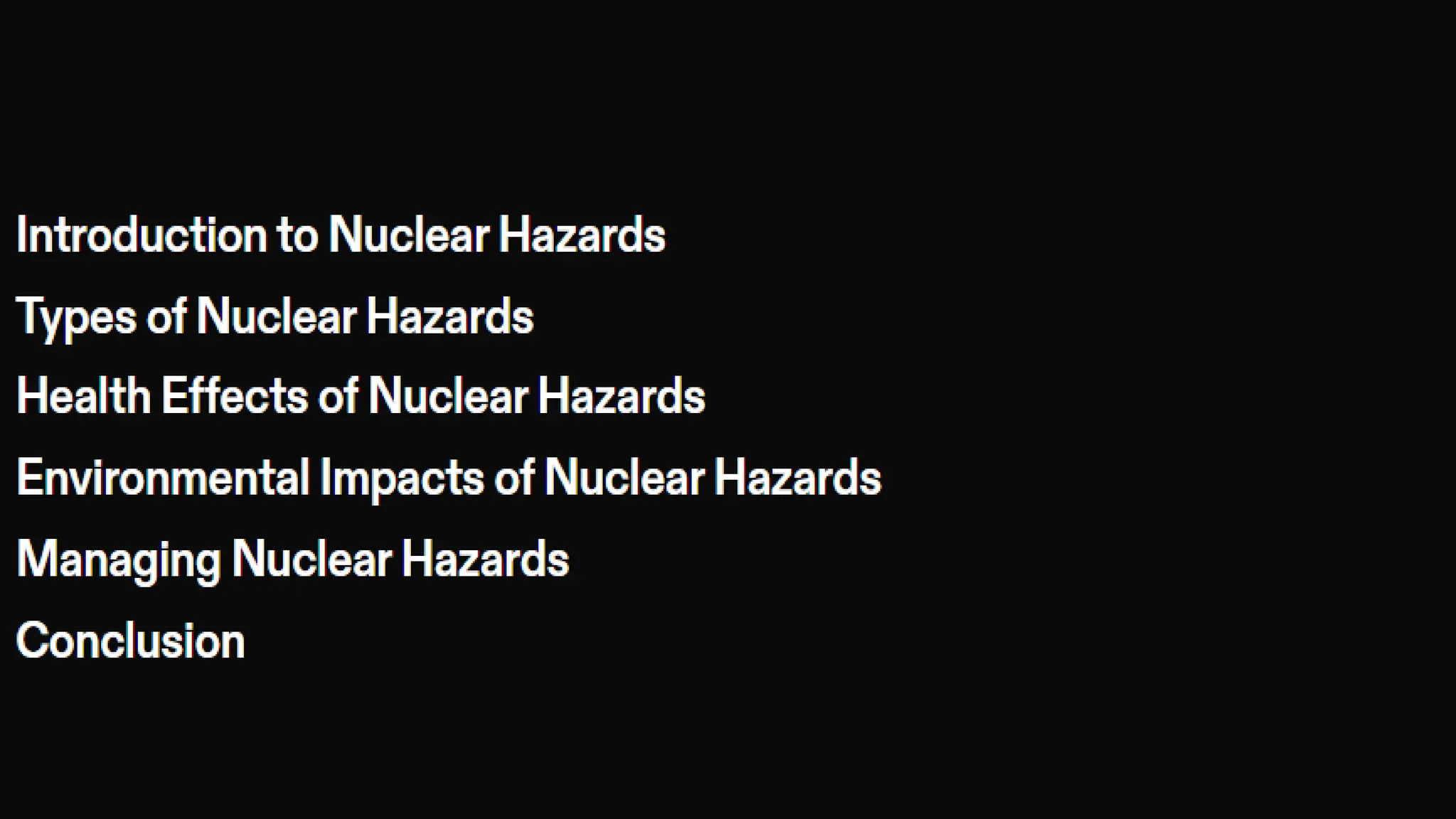 Nuclear Hazards presentation describes about the different nuclear hazards and the history of ...