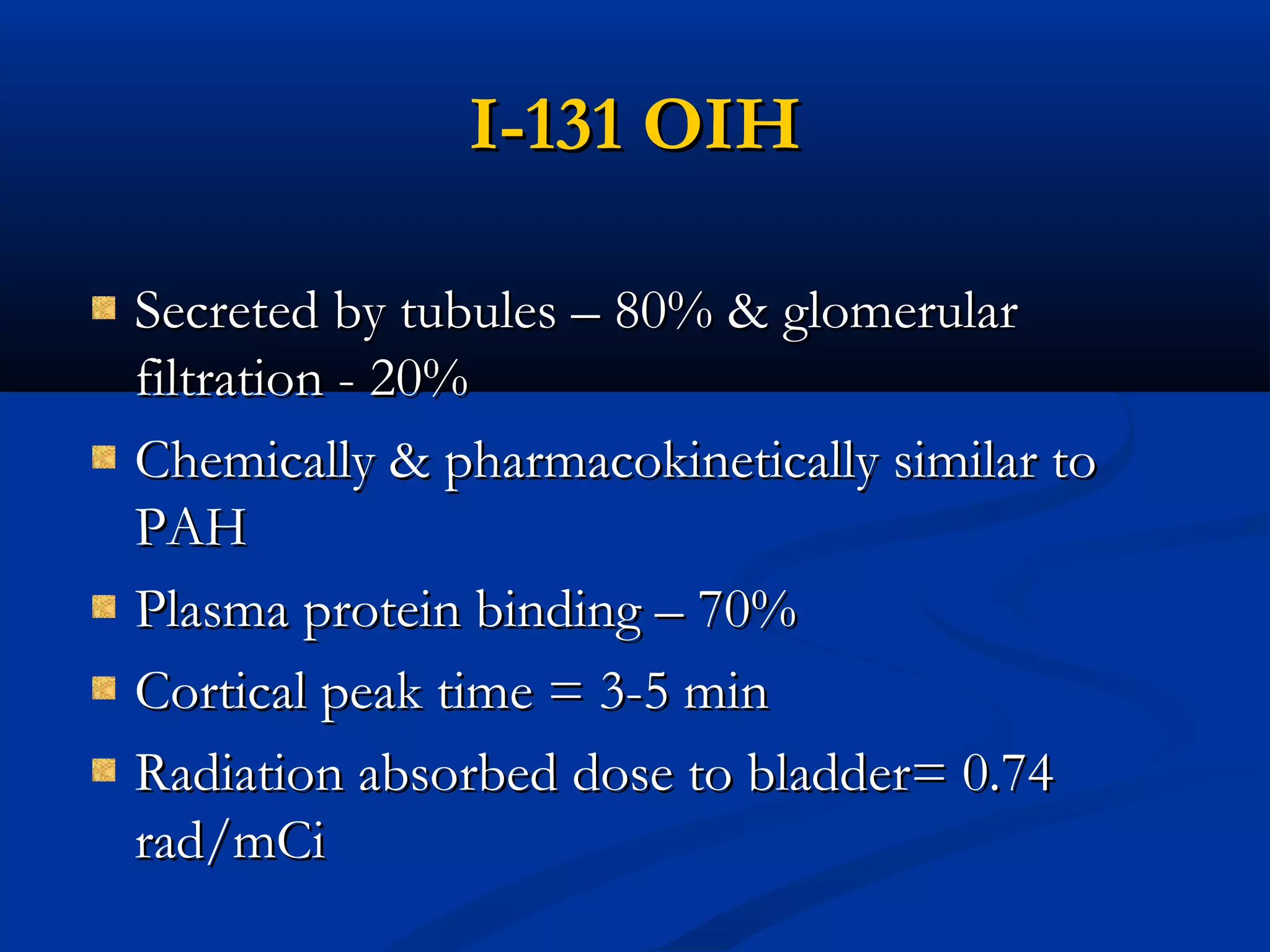 Nuclear imaging in kidney disease | PPT