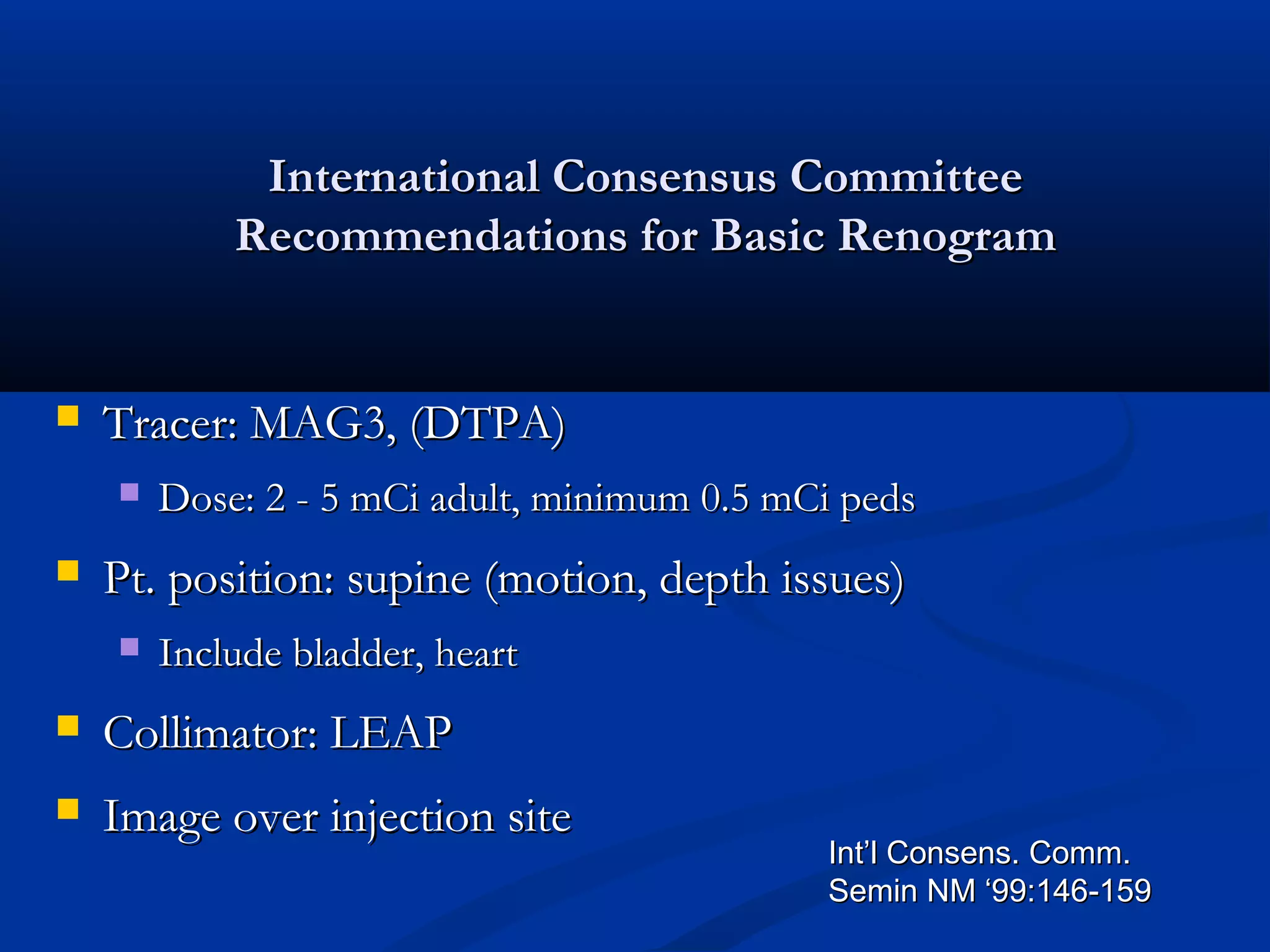 Nuclear imaging in kidney disease | PPT