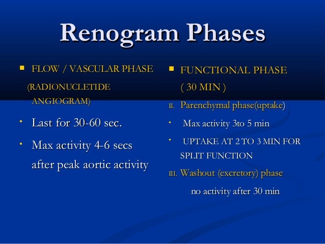 Nuclear imaging in kidney disease