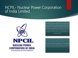 Nuclear Infrastructure India | PPT