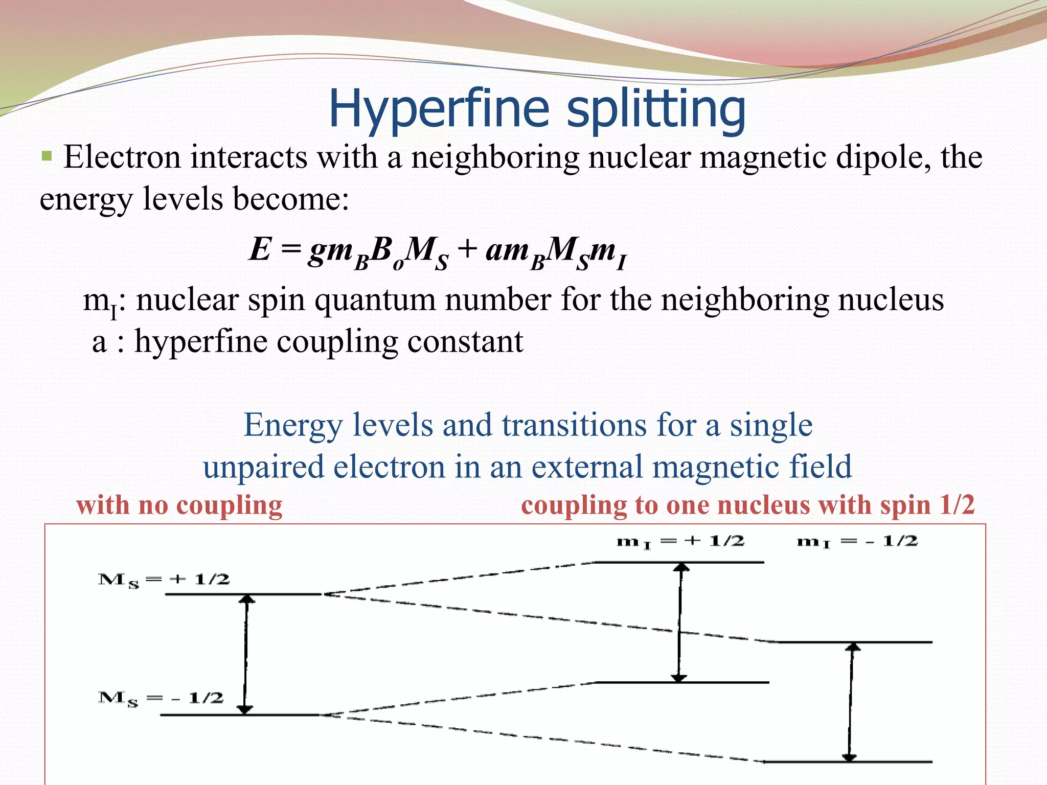 Nuclear magnetic resonanace spectroscopy | PPTX