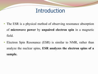 Nuclear magnetic resonanace spectroscopy | PPTX