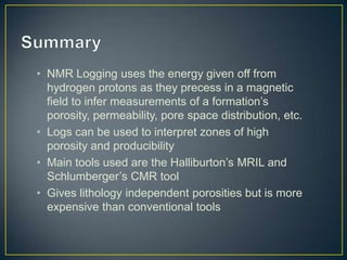 Nuclear magnetic resonance | PPTX