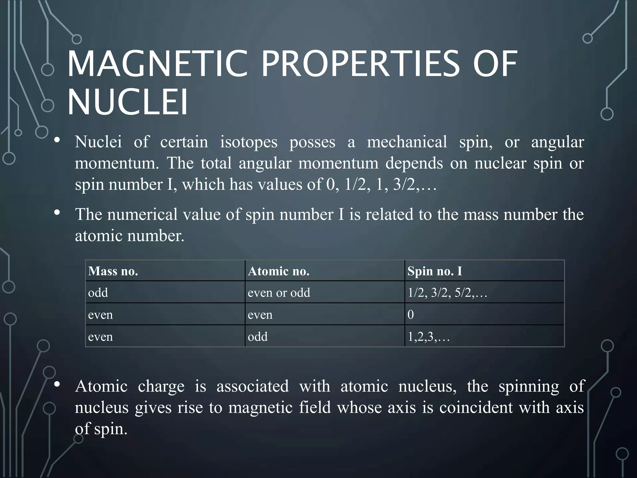 Nuclear magnetic resonance | PPTX