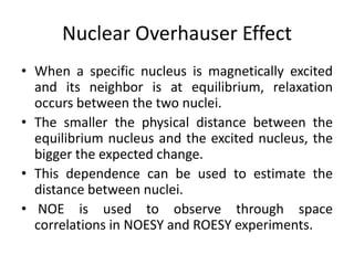 Nuclear Magnetic Resonance | PPTX