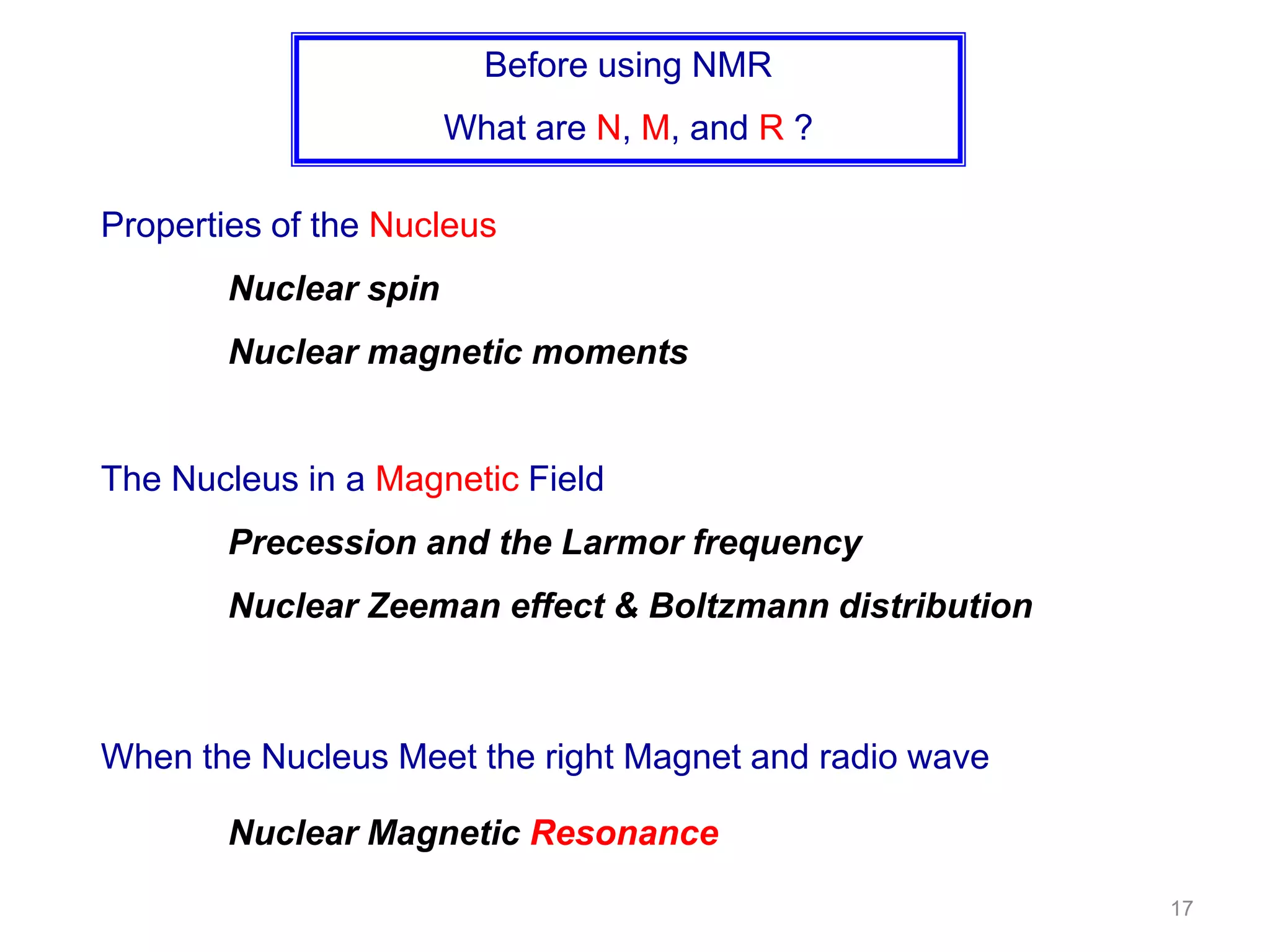 Nuclear Magnetic Resonance in Organic Chemistry [Autosaved].ppt