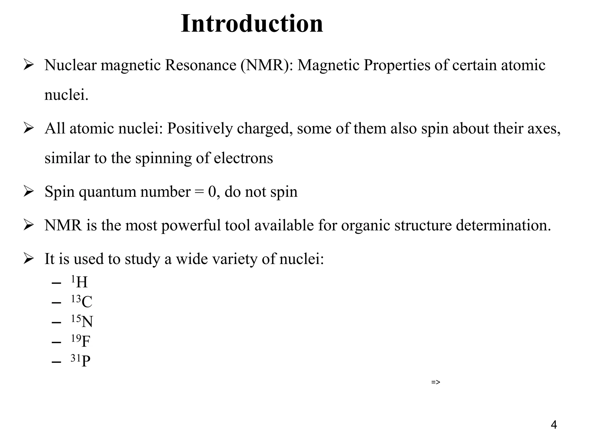 Nuclear Magnetic Resonance in Organic Chemistry [Autosaved].ppt