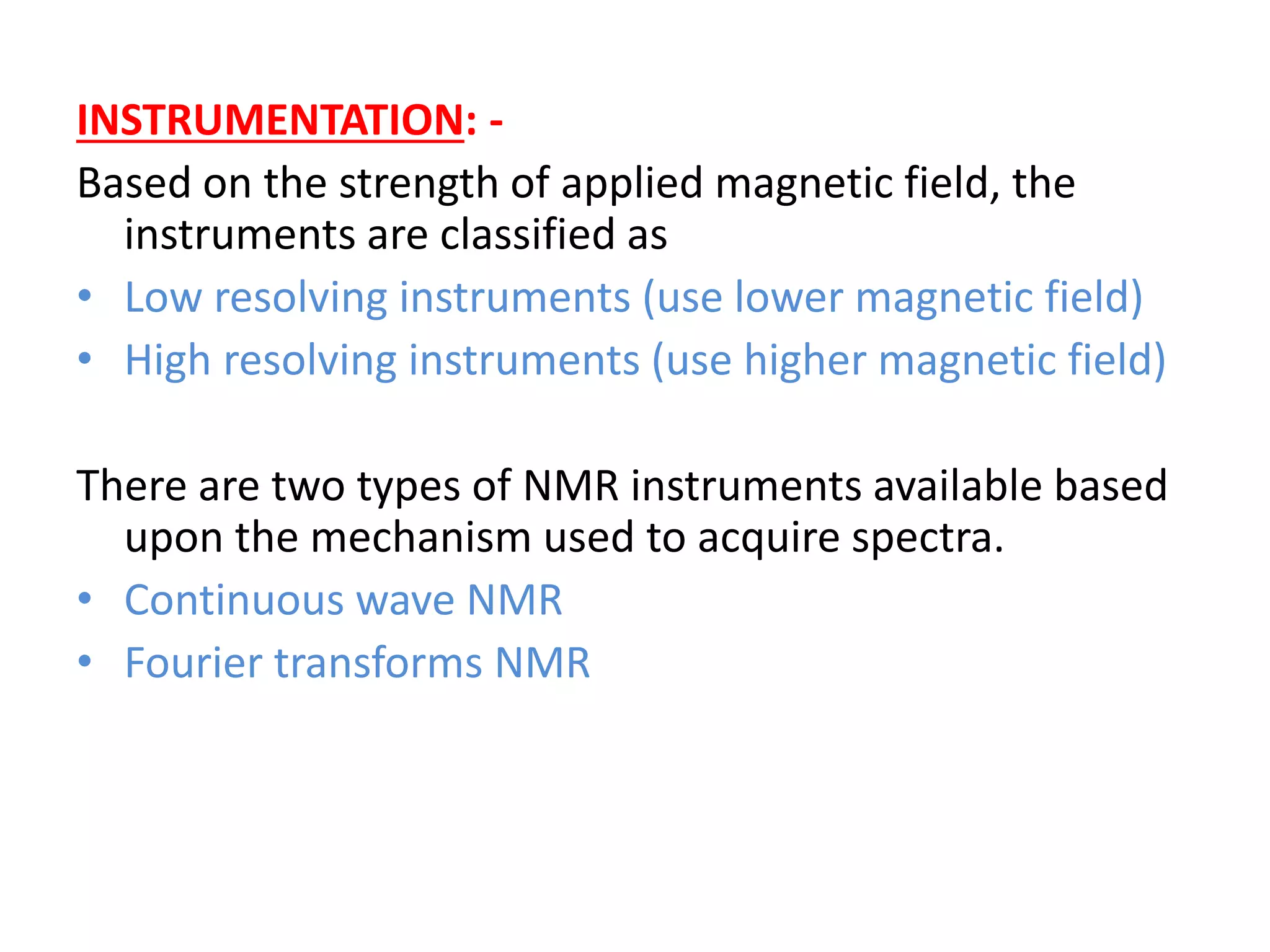 Nuclear Magnetic Resonance (NMR) | PPTX