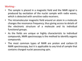 Nuclear Magnetic Resonance (NMR) | PPTX