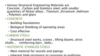 Nuclear Materials | PPTX