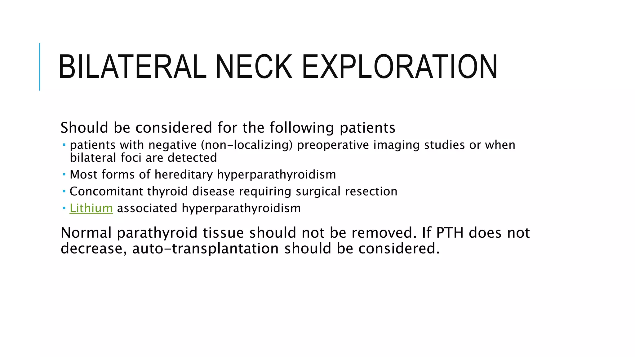 Nuclear medicine application in parathyroid diorders | PPTX