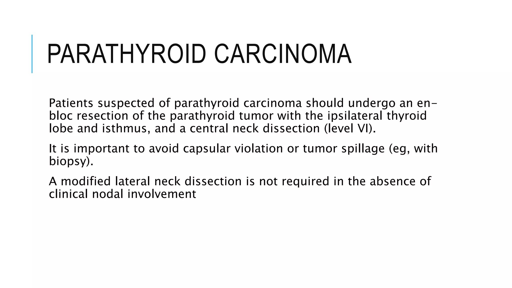 Nuclear medicine application in parathyroid diorders | PPTX